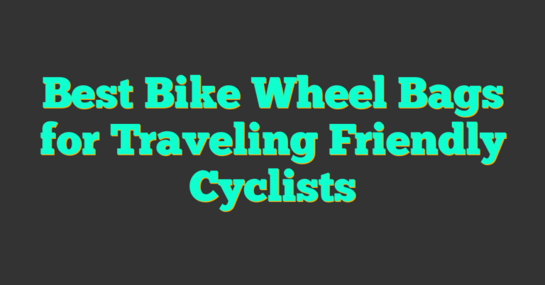 Best Bike Wheel Bags for Traveling Friendly Cyclists (2026)