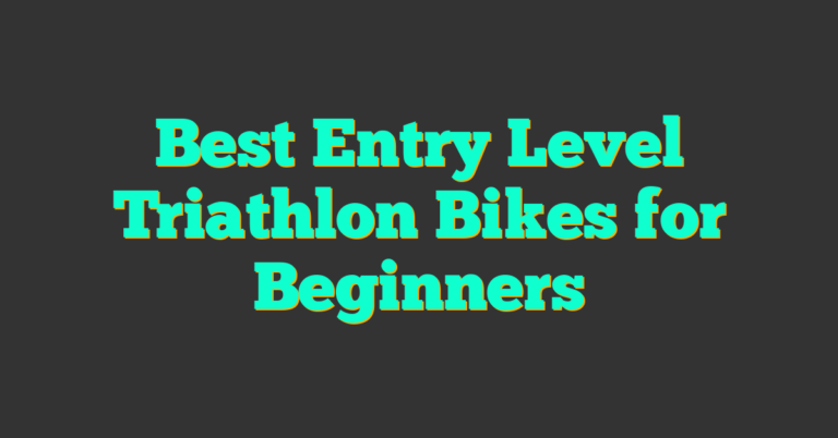 Best Entry Level Triathlon Bikes for Beginners (2026)